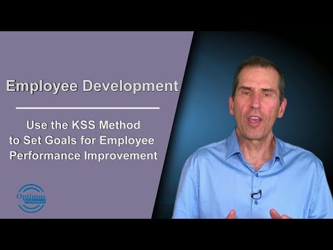 Set employee performance improvement goals using the KSS method
