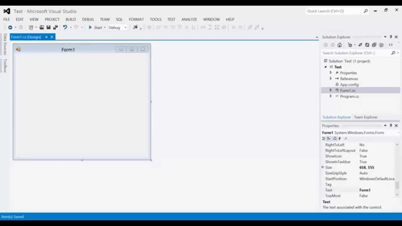 C# Lesson 01 - Intro to Visual Studio 2012