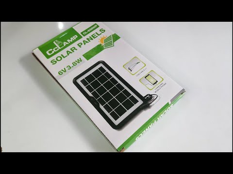 CCLAMP SOLAR PANEL 6V 3.8W Can Charge Your Smartphone | CCLAMP CL-638WP | Most Useful Tech |