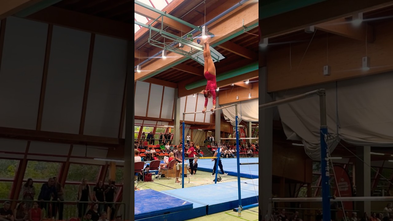 Welche Punktzahl gibst du mir?🥰 #barrenturnen #turnen #gymnastics #gymgirl #fitnessgirl