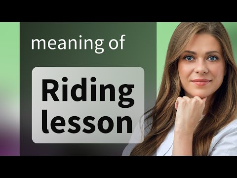 Riding Lesson: More Than Just Horseback Riding