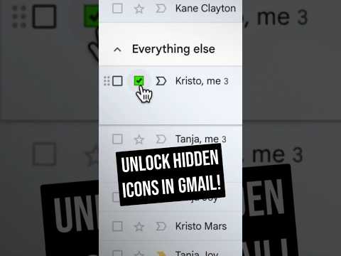 Unlock Hidden Icons in Gmail!