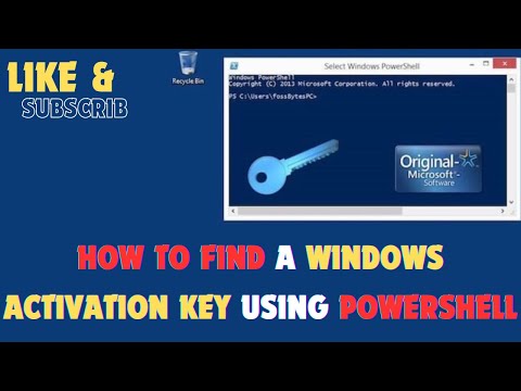 How to Find a Windows Activation Key Using PowerShell