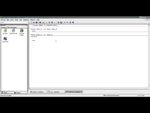 4.3 - Starting to Work with Data in SAS