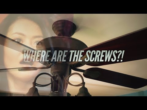 How to remove a Hampton Bay ceiling fan