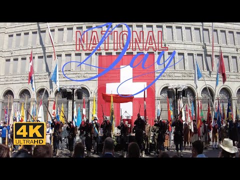Swiss National Day 🇨🇭 Zurich | Schweizer Bundesfeiertag 🇨🇭 | 1 August, 2022 | Full Video | 4K