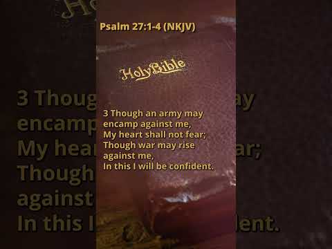 Psalm 27:1-4 (NKJV)