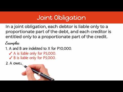 Joint and Solidary Obligations (Part 1)