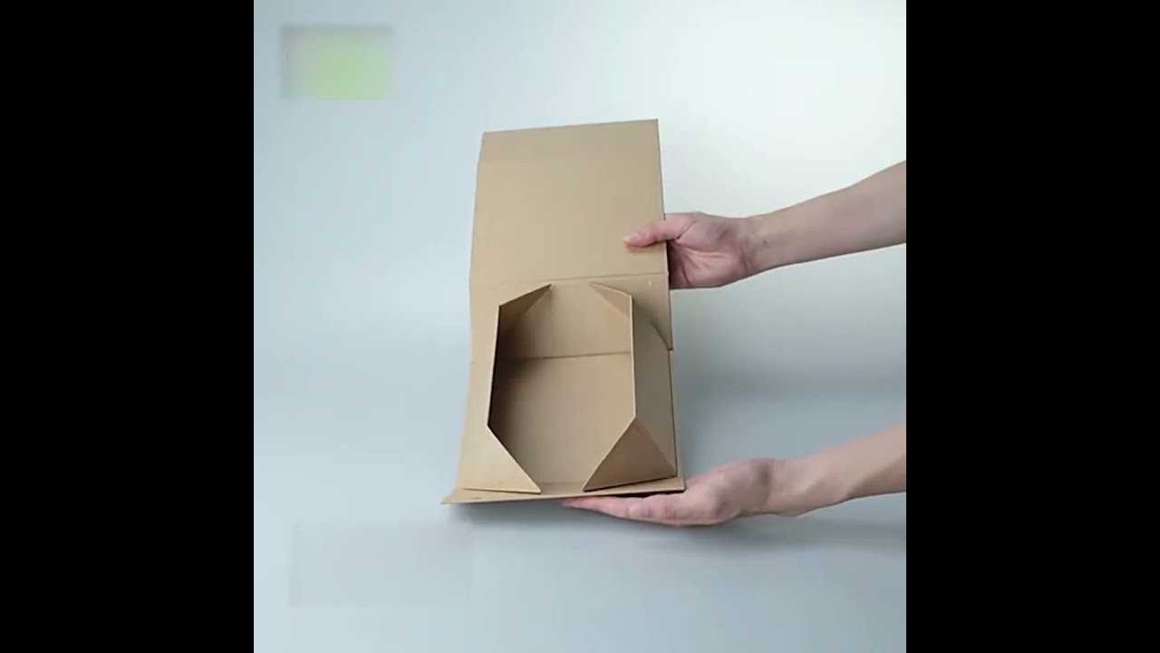 Foldable Cardboard Box, Flip Cover Box, Magnetic Gift Box(CON-D011-01A)  #pandahall #diy #giftbox