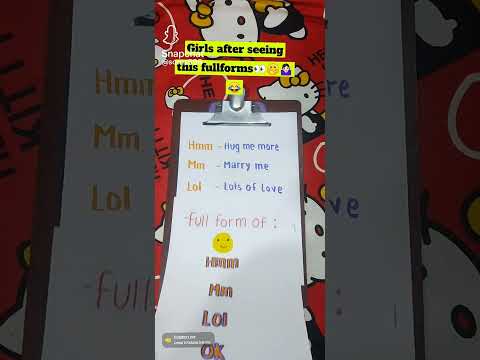 FULL FORM OF SHORT TEXTS ๐ฌ DOUBLE MEANING ๐#funnyshorts