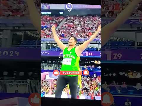 Arshad Nadeem Javelin Throw 92.97m that Wins Gold Medal for #pakistan
