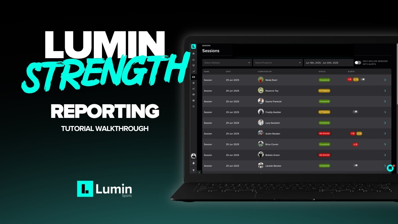 Lumin Strength - Feature Walkthrough - Reporting and Flagging