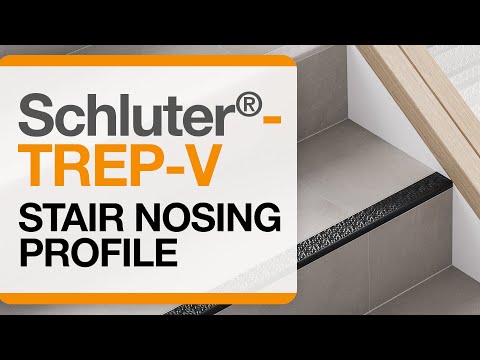 Introducing the stair nosing profile, Schluter®-TREP-V