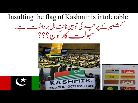 Insulting the flag of Kashmir is intolerable| J&K_REAL_TV