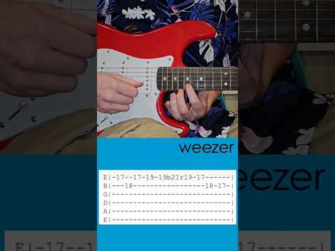 Wheezer's Buddy Holly riff + Guitar Tab