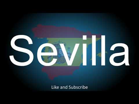 How to correctly pronounce in Spanish, the City in Spain - Sevilla.