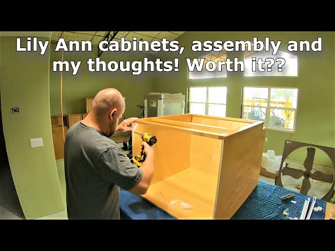 Lily Ann cabinets worth it?? DIY assembly and my thoughts! #496