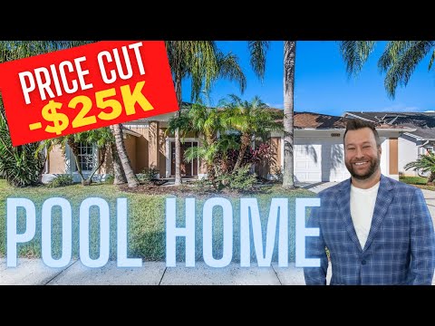Inside a Tampa Florida Pool Home With a Recent Price Reduction as the 2023 Housing Market Corrects