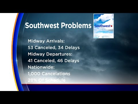 Southwest Cancels Nearly 100 Flights At Midway Airport, Blaming Weather, But No Other Airlines Affec