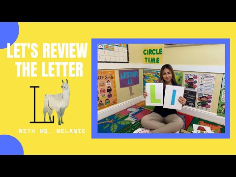 Circle Time - Let's Review the Letter "L" with Ms. Melanie
