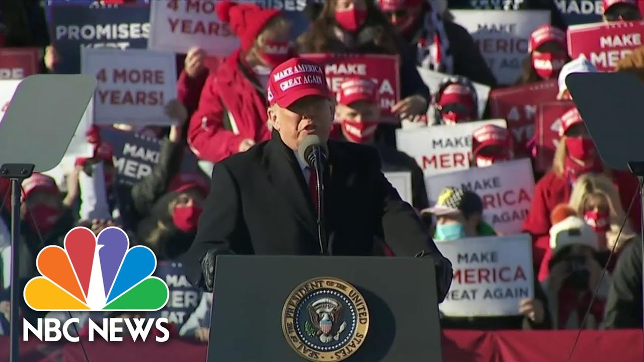 Trump Makes Final Push In Battleground States | NBC Nightly News