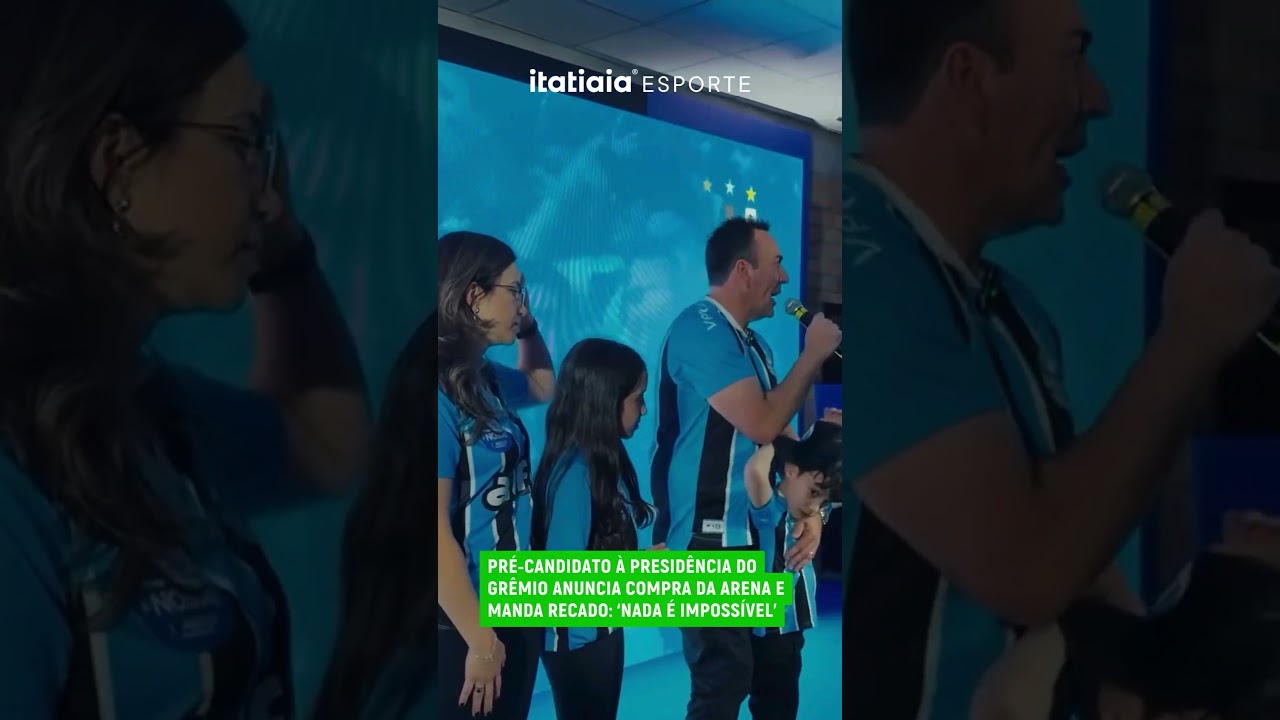 PRÉ-CANDIDATO À PRESIDÊNCIA DO GRÊMIO ANUNCIA COMPRA DA ARENA E MANDA RECADO: ‘NADA É IMPOSSÍVEL’
