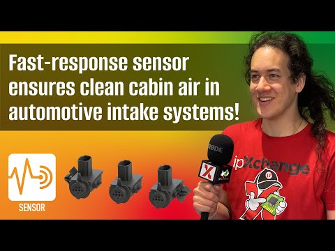Fast-response sensing module for automotive air intake systems ensures high in-cabin air quality!