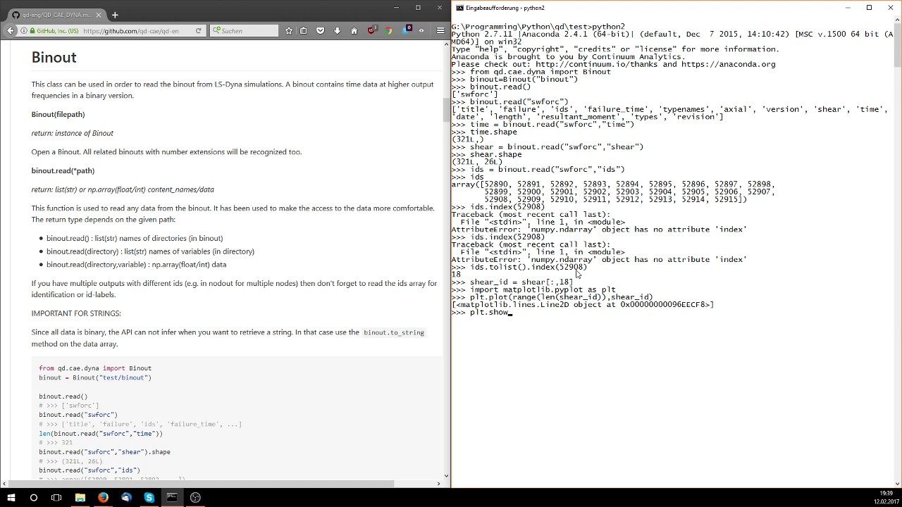 QD PLUS(Ep. 1): Reading a Binout (LS-Dyna) in Python with 