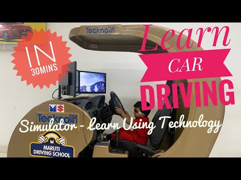 Learn Car Driving in 30 Mins | Maruti Suzuki | Driving School | TechnoSIM | Simulator | Beginners