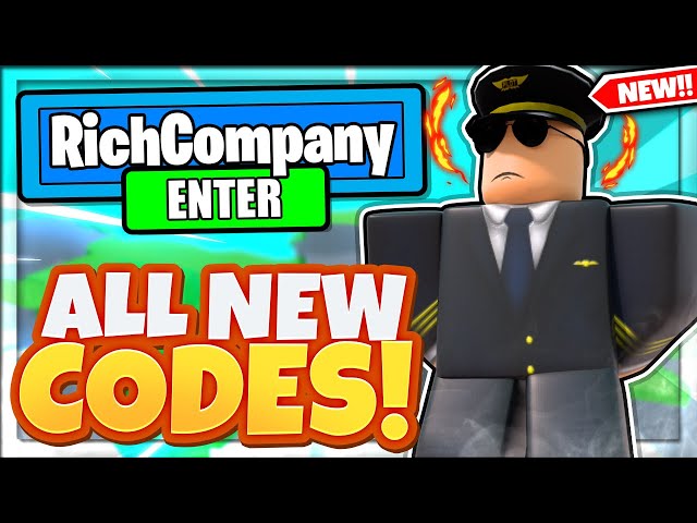Roblox Rich Company Tycoon Codes (September 2023): Free Cash