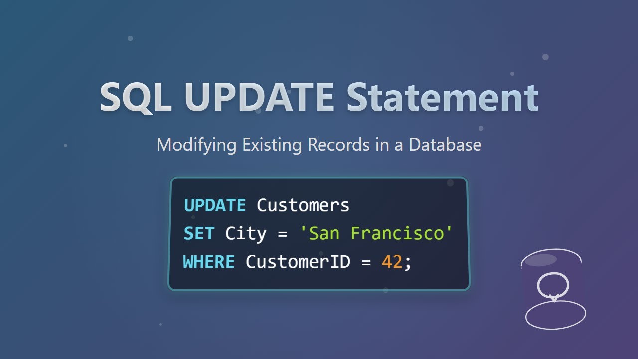 SQL UPDATE Statement Tutorial: Modify Database Records Easily!