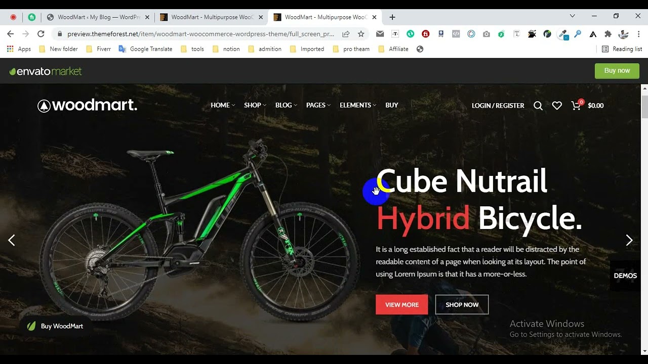 How to Install the WoodMart them and Plugin Upload Demo