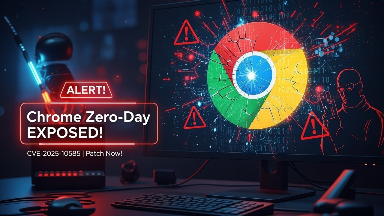 Hackers Are Exploiting Google Chrome | CVE-2025-10585 Explained