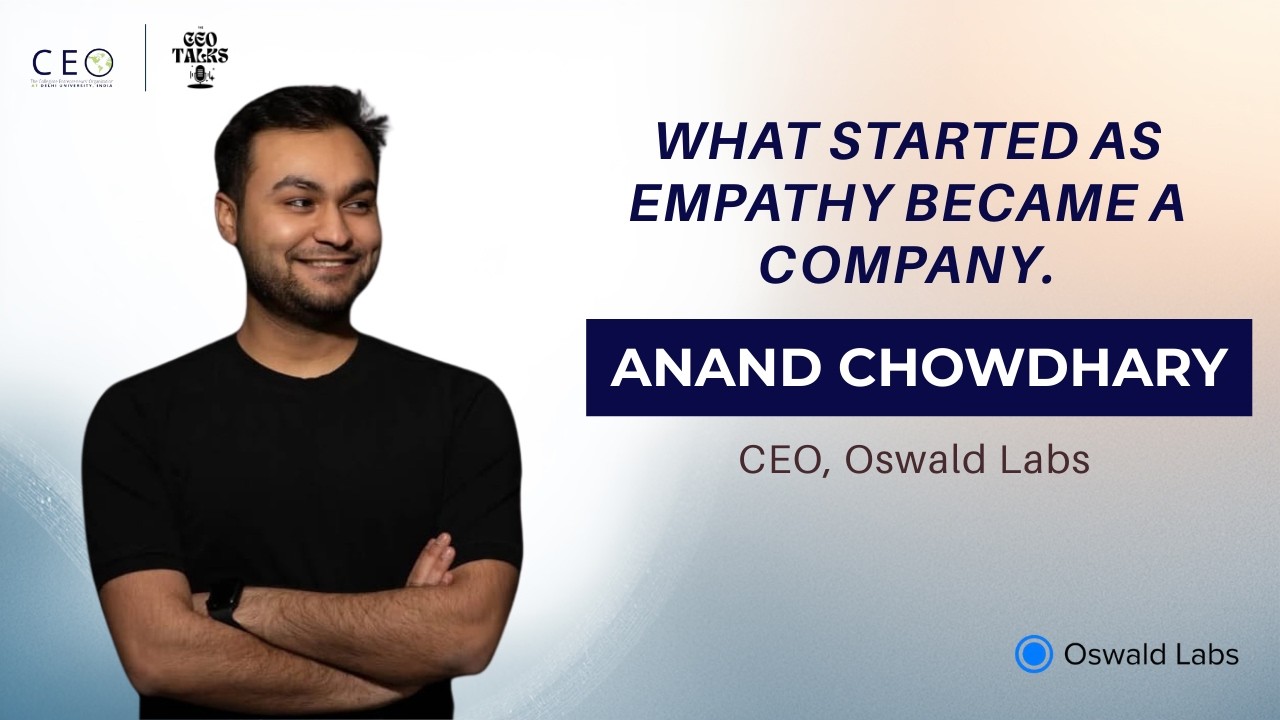From Idea to Impact: Why This Founder Chose Inclusive Technology? | CEO Talks ft. Oswald Labs