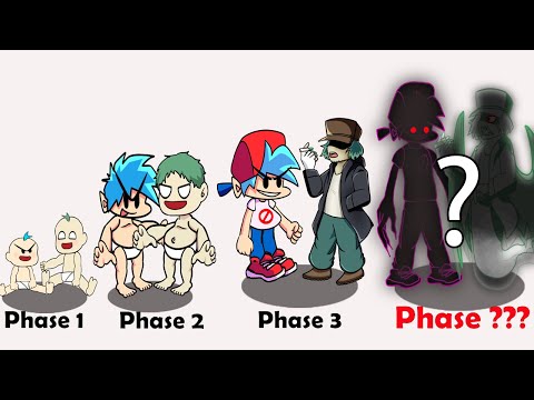FNF Comparison Battle Garcello and Boyfriend | ALL Phases of fnf ...