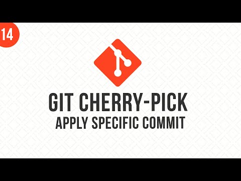 git cherry-pick - Apply a commit from a repository history in another branch