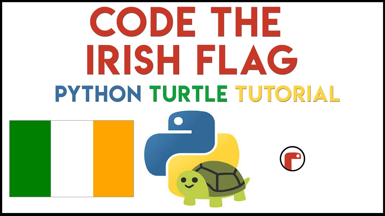 Python Turtle - Code the Irish Flag Tutorial