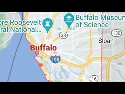 Buffalo city map [USA ]