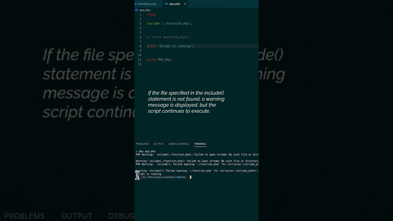 PHP Include vs Require: Understanding the Differences