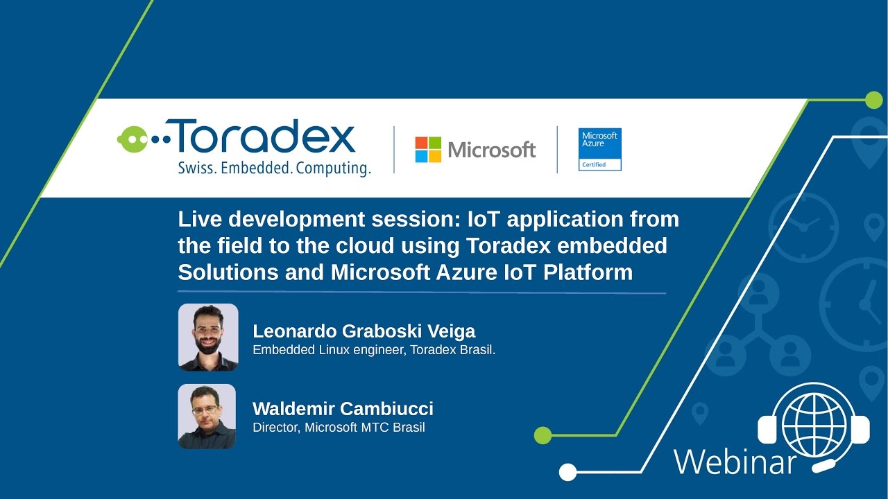 Webinar: Live Coding - IoT Application with Toradex and Microsoft