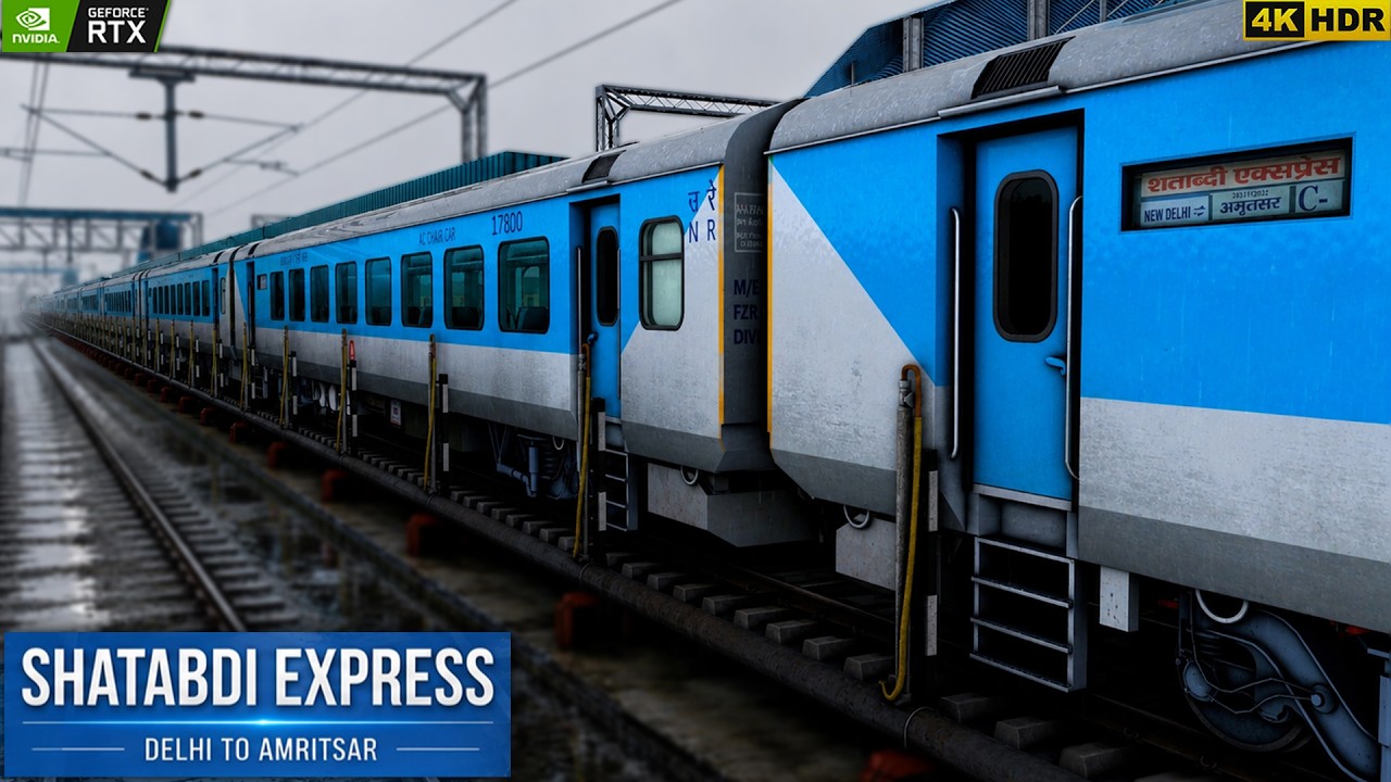 Shatabdi Express Indian Railways High Speed Journey #railworks