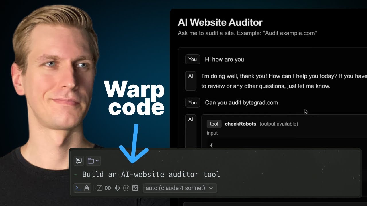 Build An AI-Agent With Next.js + AI SDK + Context7 + Warp Code
