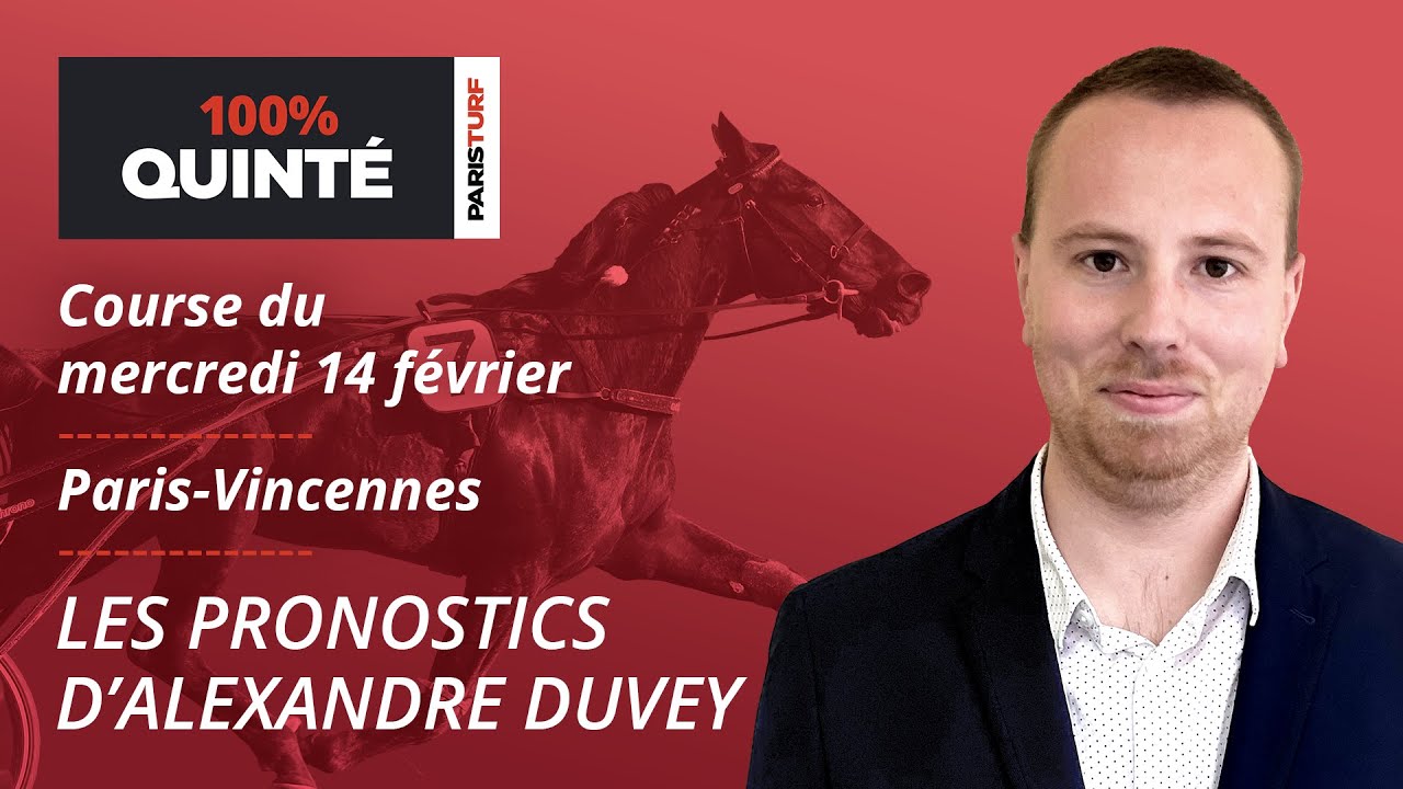 Pronostics Quinté PMU - 100% Quinté du Mercredi 14 février à Paris-Vincennes