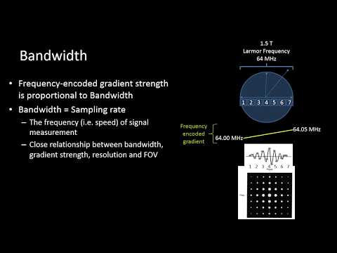 MR Physics 5 - Bandwidth