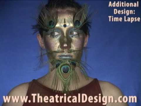 Theatrical Makeup Design Interactive: Alternative Design "Gold Godess"