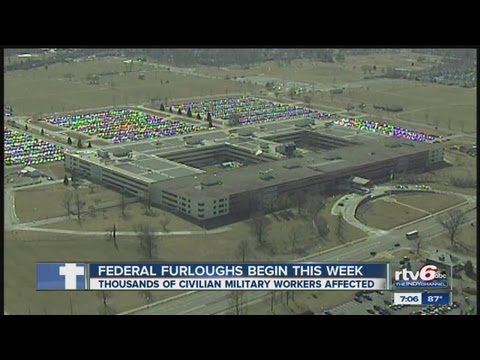 Civilian military workers start federal furloughs this week