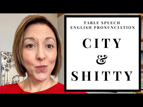 Learn to Pronounce CITY 🏙 & SHITTY 💩 - American English Pronunciation Lesson #learnenglish