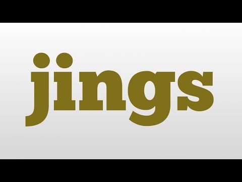 jings meaning and pronunciation