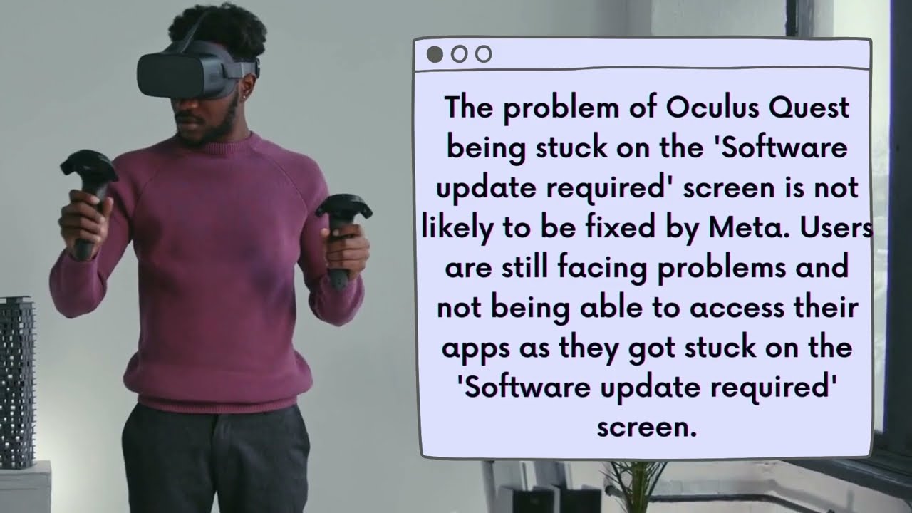 Oculus Quest stuck on ‘Software update required’ screen Fixed