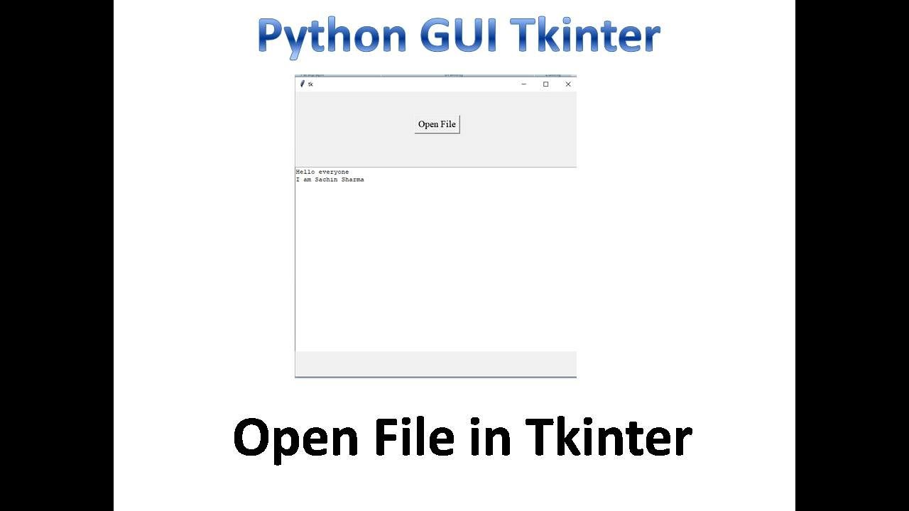 filedialog askopenfilename in tkinter | Python Tkinter GUI Tutorial part23